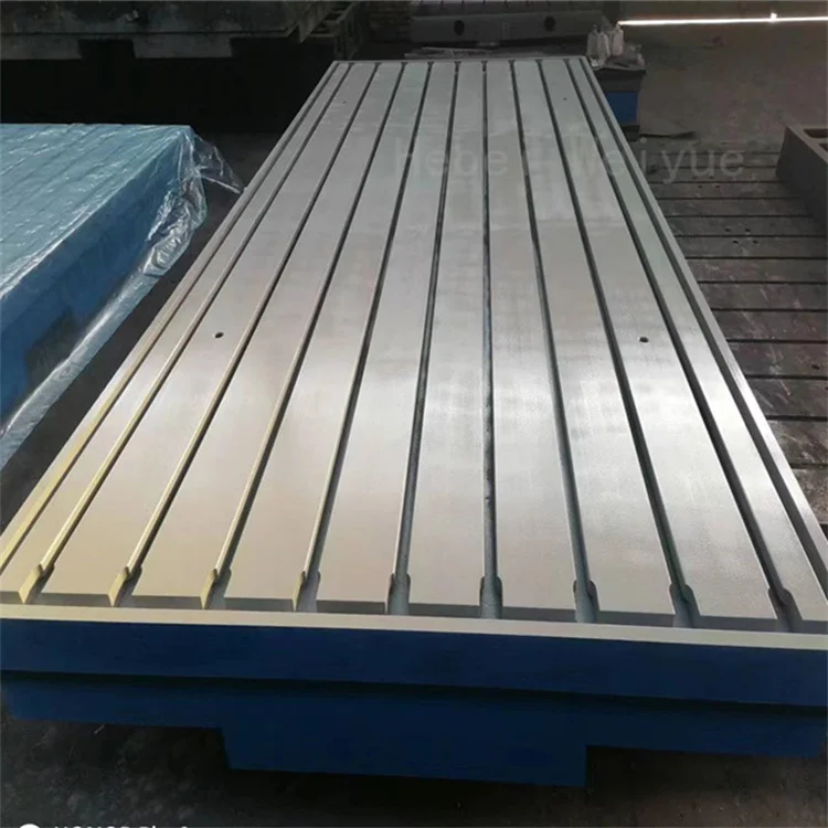 Cast Iron T-slot Panel With Grooves For Base Of Dynamometer Measuring ...