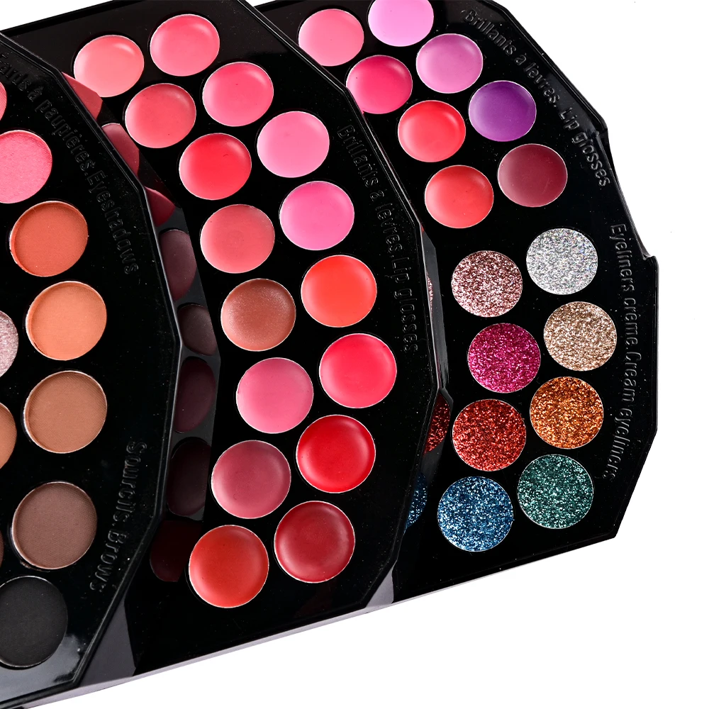 Private Label Complete Makeup Kits All In One Makeup Kit Box For Full ...