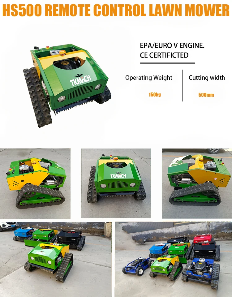 Zero Turn Mower Grass Cutter Machine Remote Control Gasoline ...