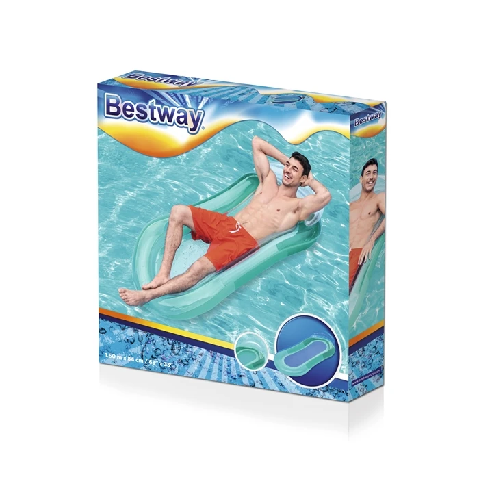 Inflatable Mesh Pool Lounger Mesh Pool Floating Mattress 160cm*84cm ...