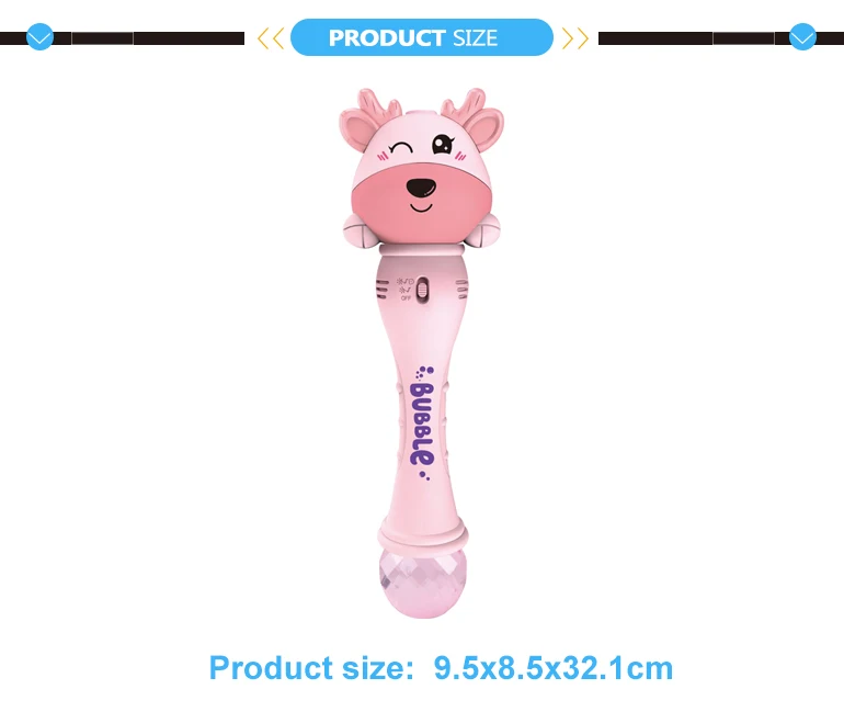 Hot Sale Funny Hand Held Bubble Wand Cartoon Sound And Light Bubble Toy ...