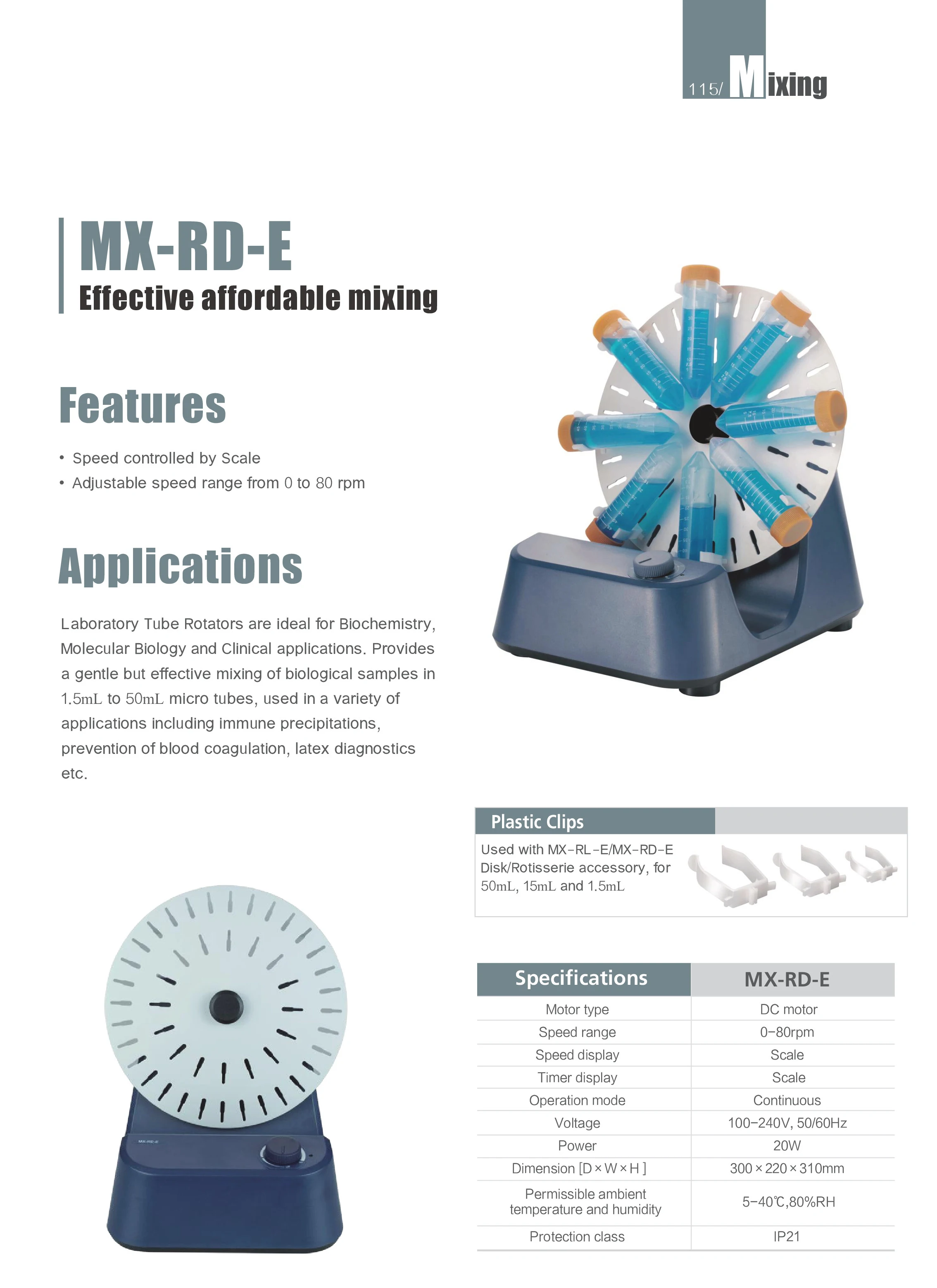 Laboratory Blood Collection Samples Tube Roller Mixer