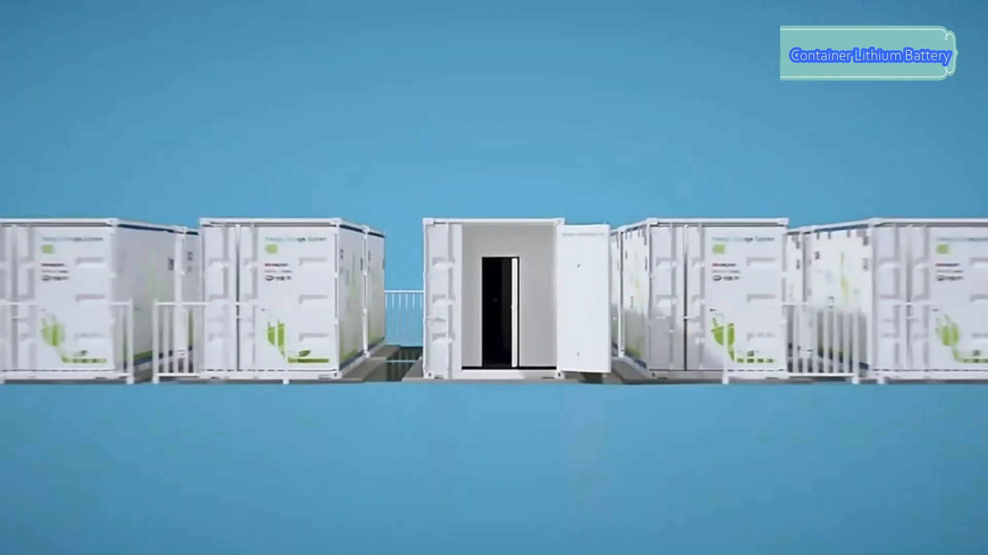 1mw Lithium Ion Energy Storage Container 20ft Ess With 1000kw Solar ...