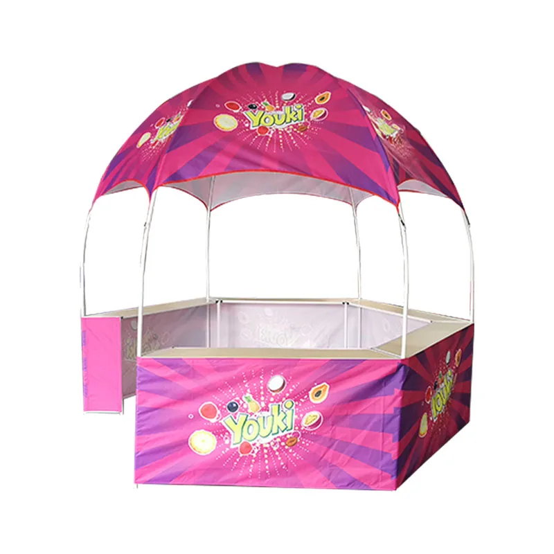 CUSTOM Printed Outdoor Collapsible Kiosk Dome Booth Display Tent ...