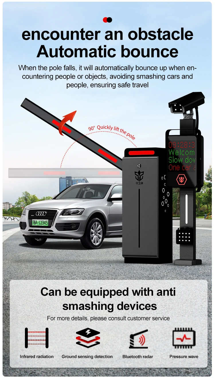 SWS Parking Lot Vehicle Access System Automatic Remote Control Car ...