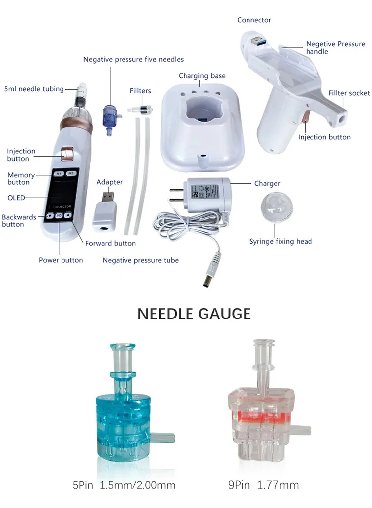 Best Selling Meso Guns Needle Free Noninvasive Catheter Negative ...