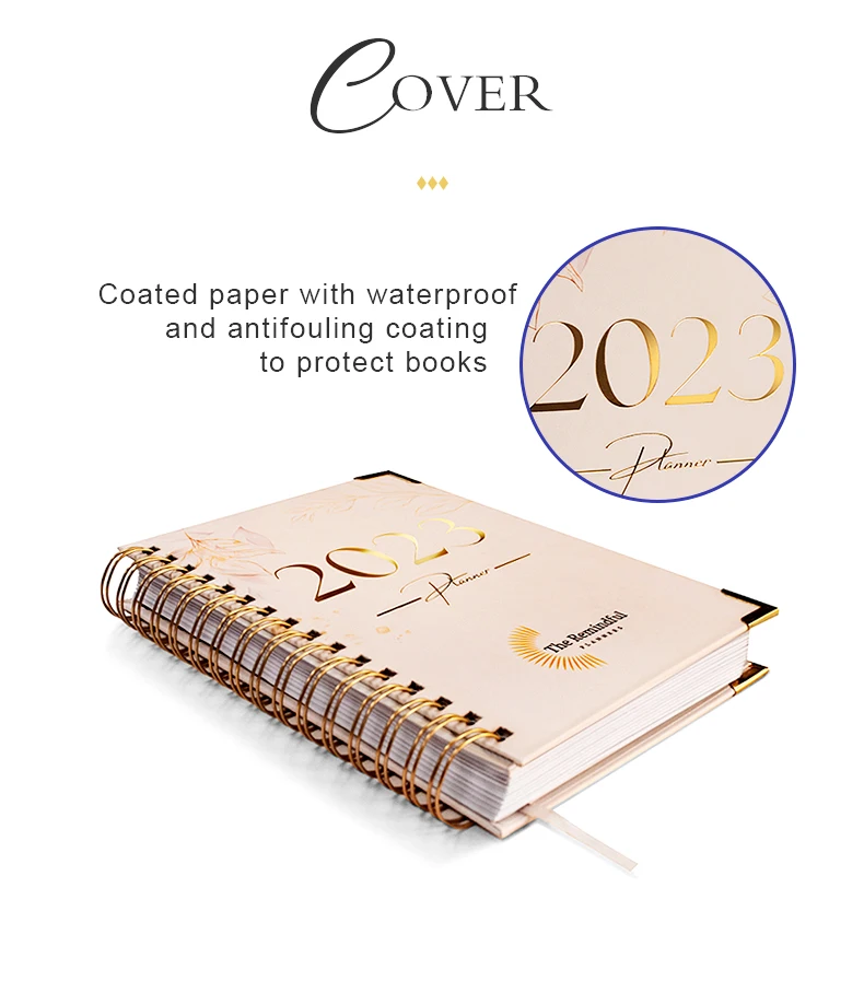 2024 Daily Weekly Diary Notebook Custom Printing Custom Logo A4 A5 ...