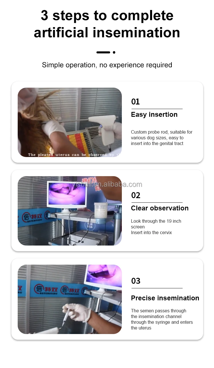 Large Canine Vet Visual Insemination Device - Desktop TCI Machines
