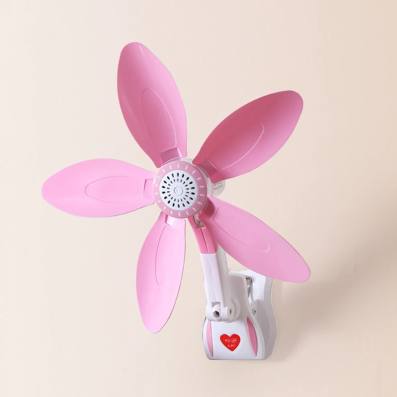 Mini Wall Fan Customization 5 Blades Portable Plastic Table Electric ...