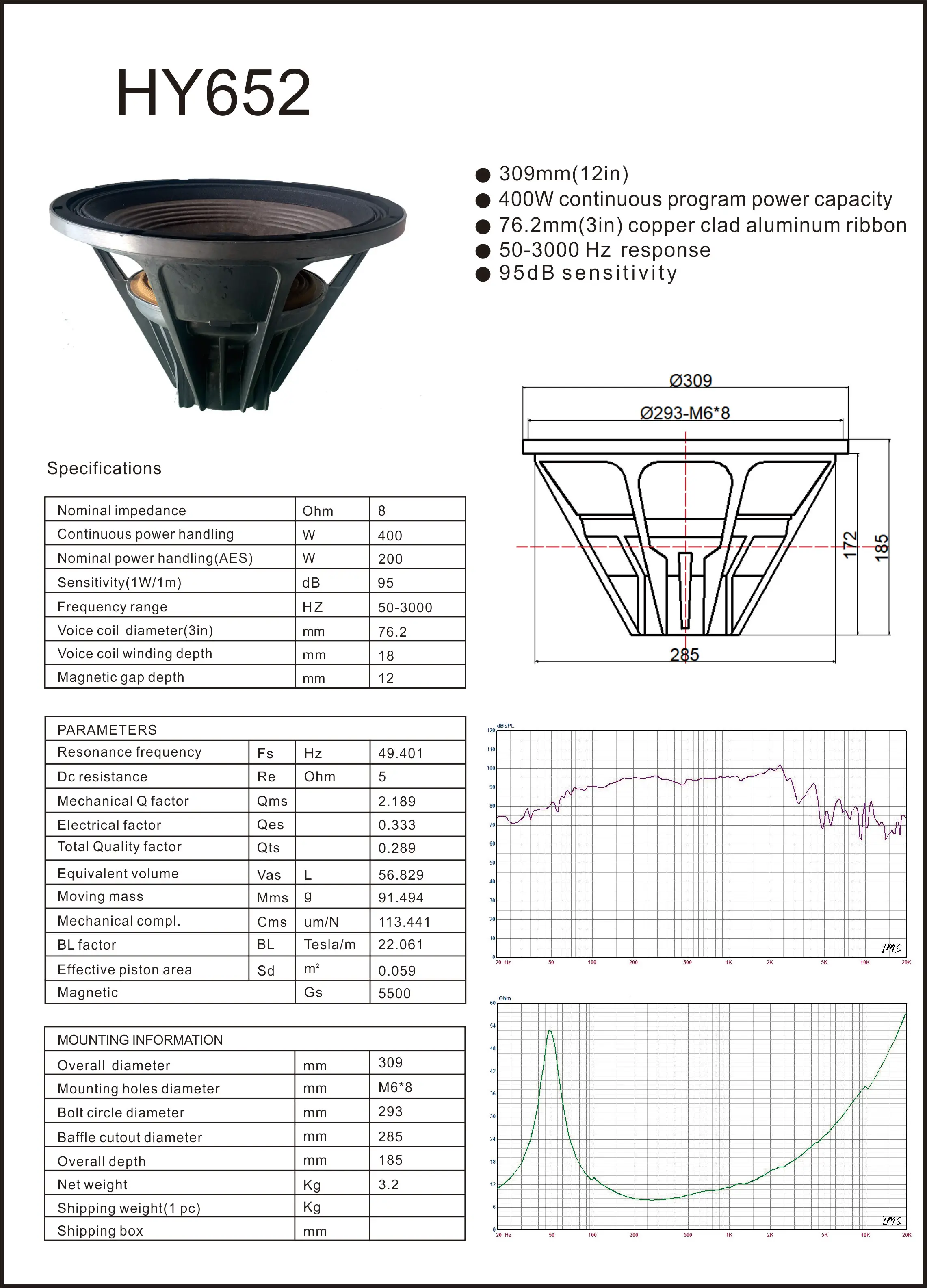 Pa Sound System Neodymium 12 Inch Woofer - Buy 2269h,Pa Sound System ...