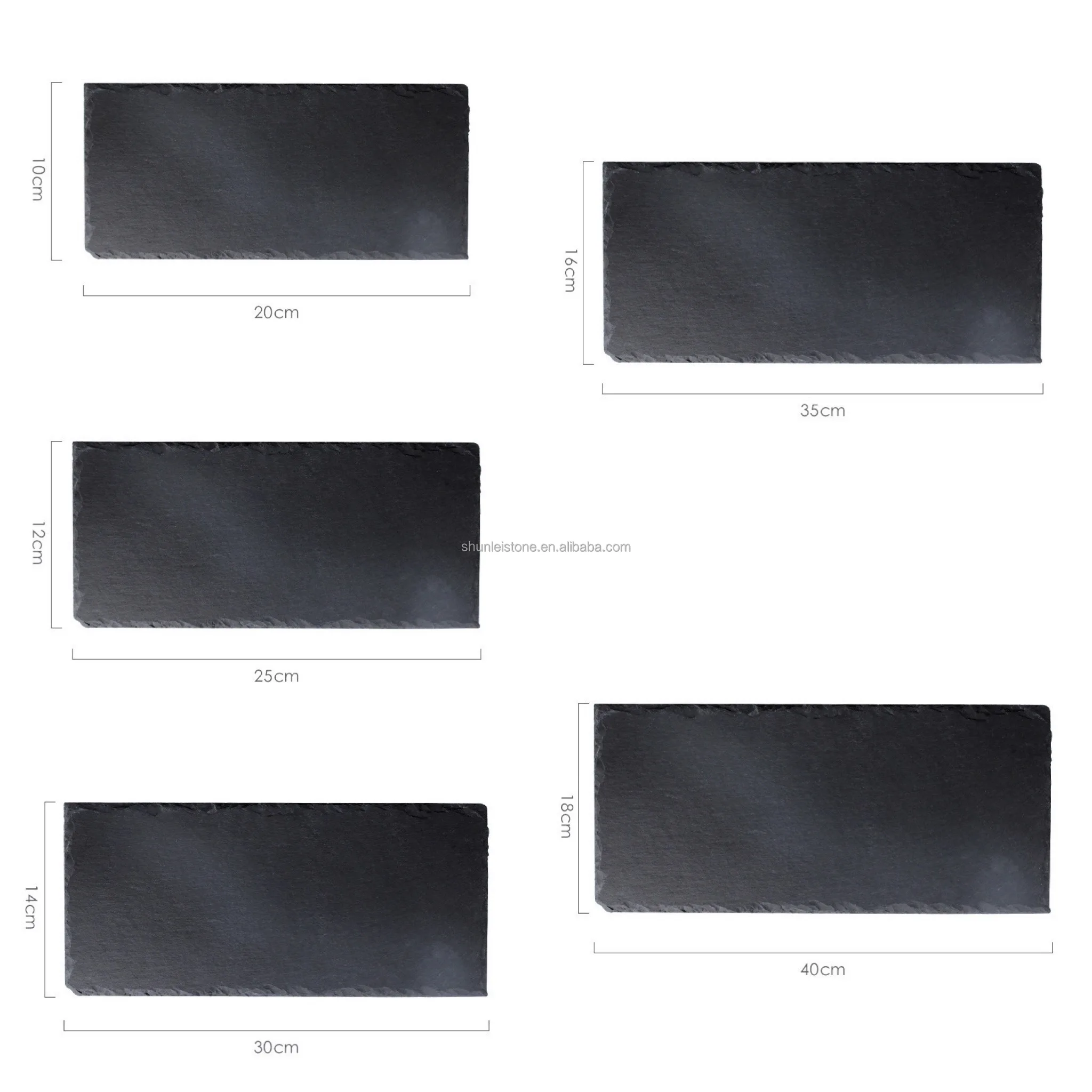 Black Natural Slate Stone Serving Plate - Buy Natural Stone Plate,Stone ...