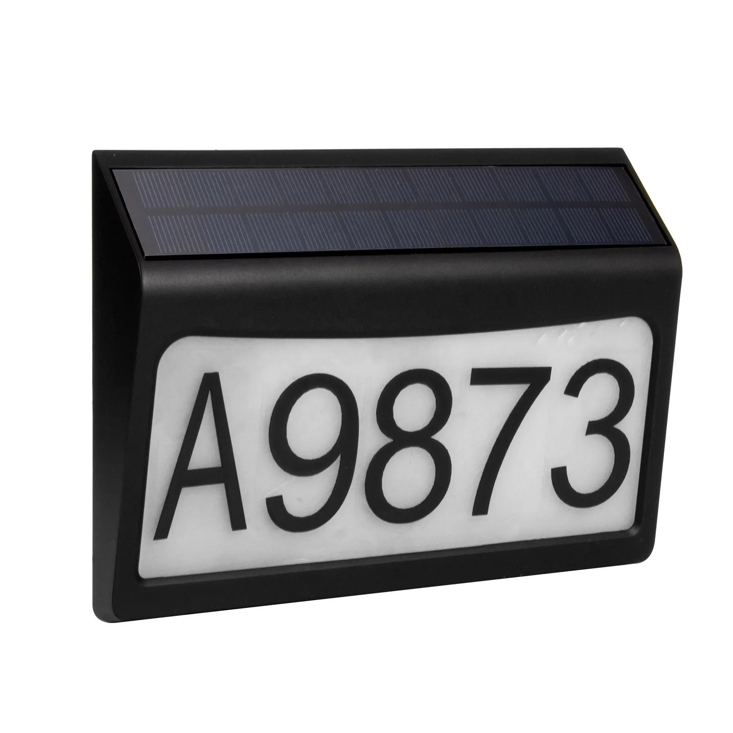Solar Sign House Led Street Address Light Number Solar Power Light Sign ...