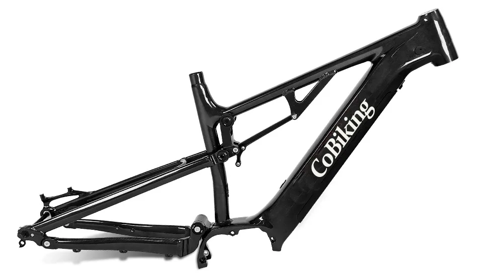 Cobiking M500 250w 48v Bafang Ultra Mid Motor Bicycle Full Suspension Mtb Electric Bike Frame ...