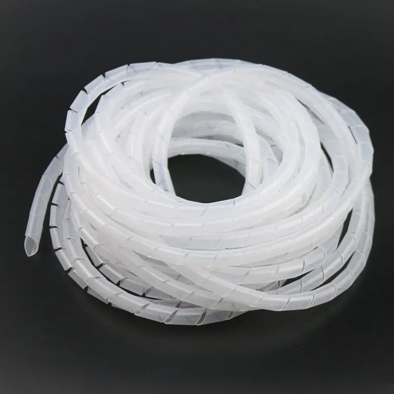 6mm to 30mm PE Cable Sleeves - Durable Spiral Wrapping Bands