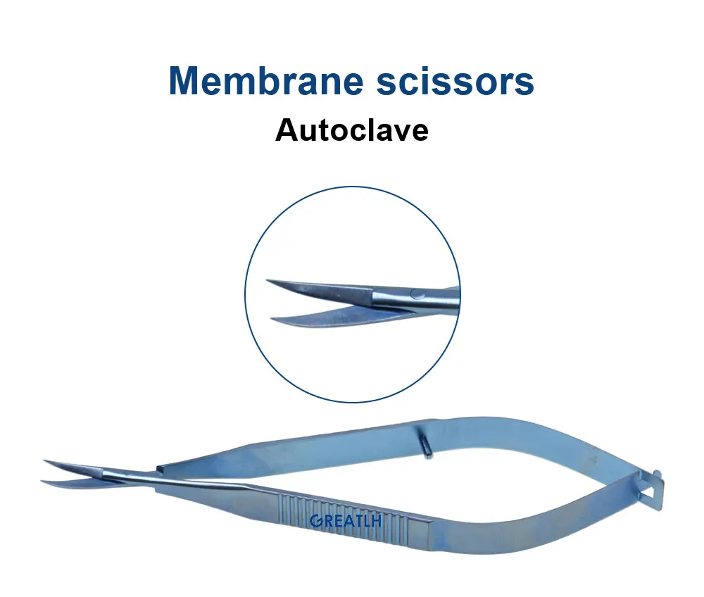 Titanium Surgical Instruments Eye Forceps Corneal Scissors Capsulotomy ...