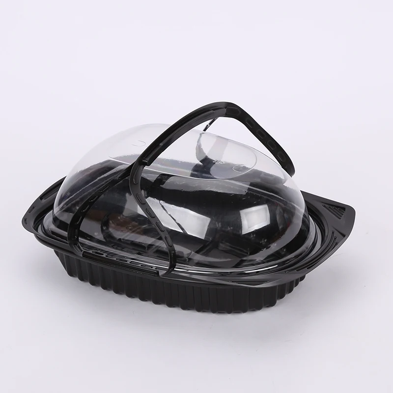 Rotisserie Chicken Food Grade Disposable Black Pp Cheap Plastic Roast ...