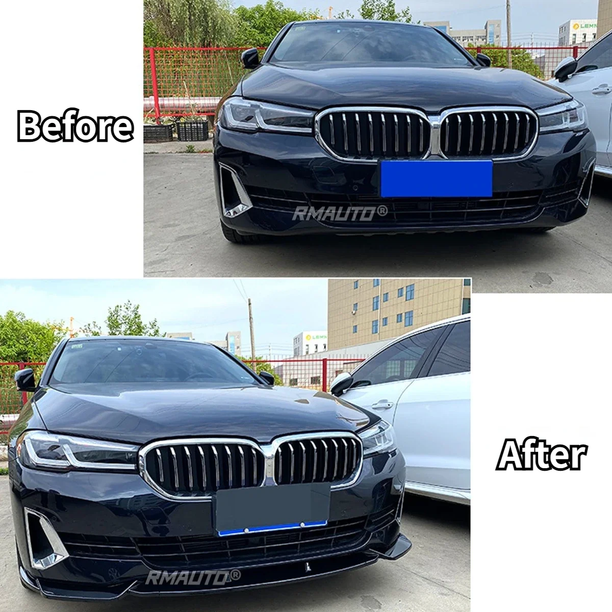 G30 Lip Car Front Bumper Splitter Spoiler Lip Diffuser Apron Bumper ...