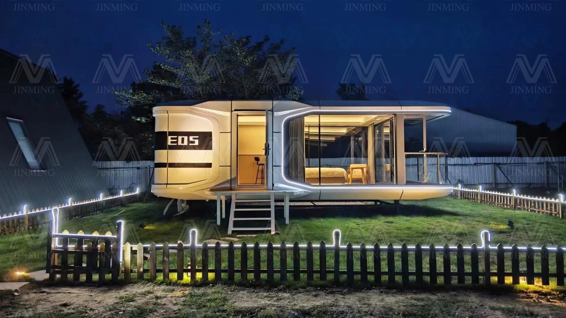 Space Capsule Container Hotel - Green & Stylish Prefab