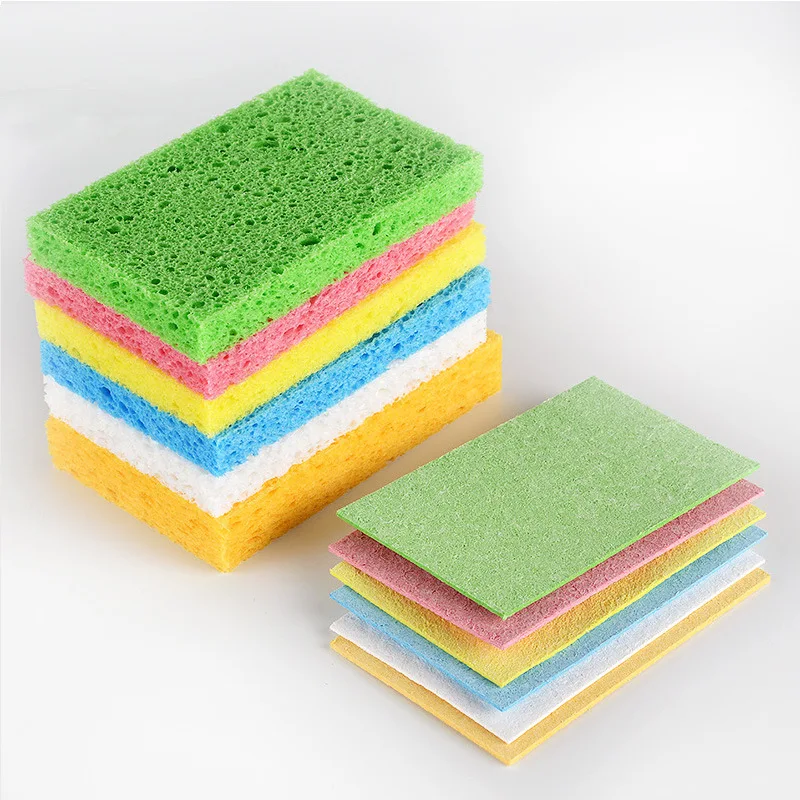 Durable Dish Cellulose Compressed Kitchen Cleaning Sponges
