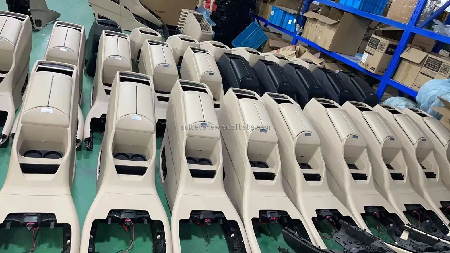 Luxury Car Center Console Armrest Storage Box with Fridge