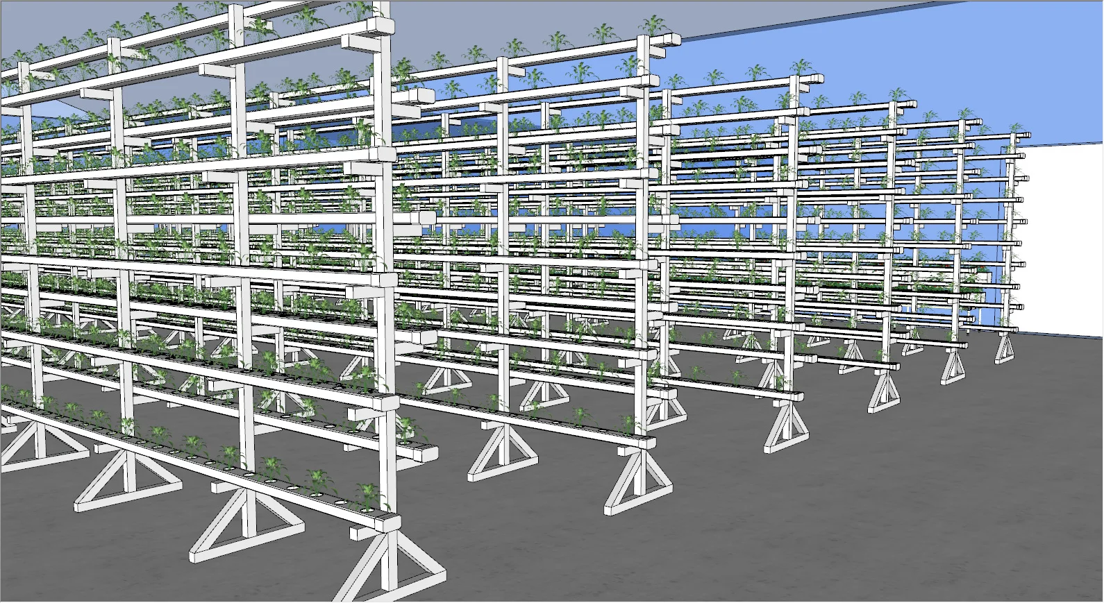 Diy Customization Greenhouse Stackable Automatic Hydroponic Grow Rack ...