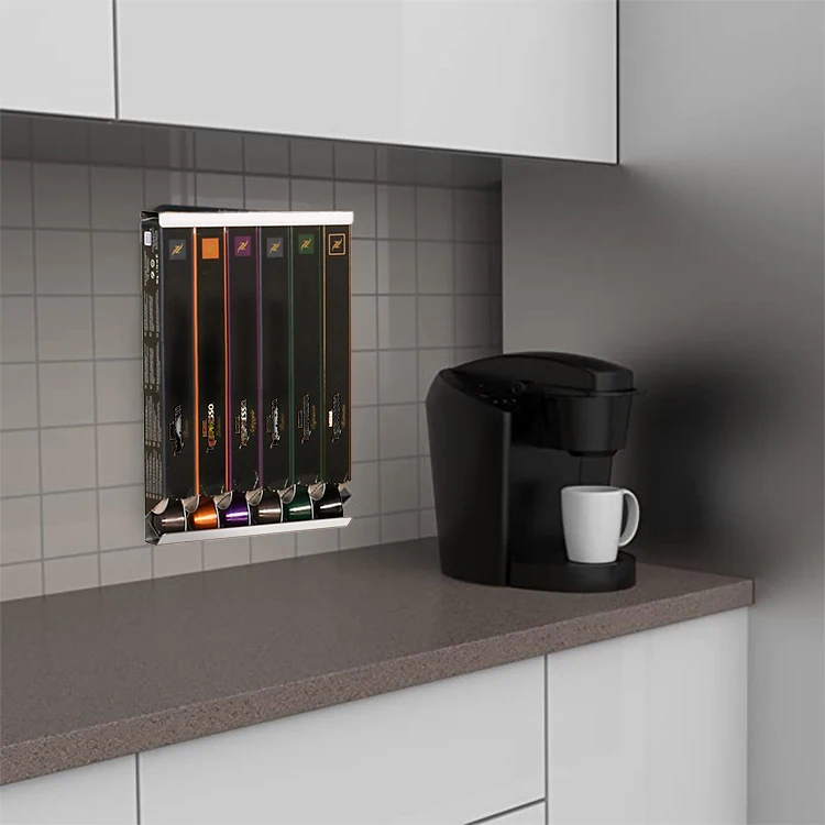 60 Pods Nespresso Storage Display Rack Stainless Steel Metal Coffee ...
