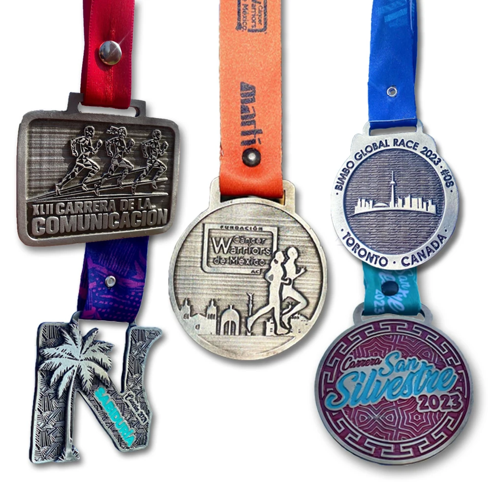 Factory Price Medal Manufacturer Design Custom Metal Marathon Running ...