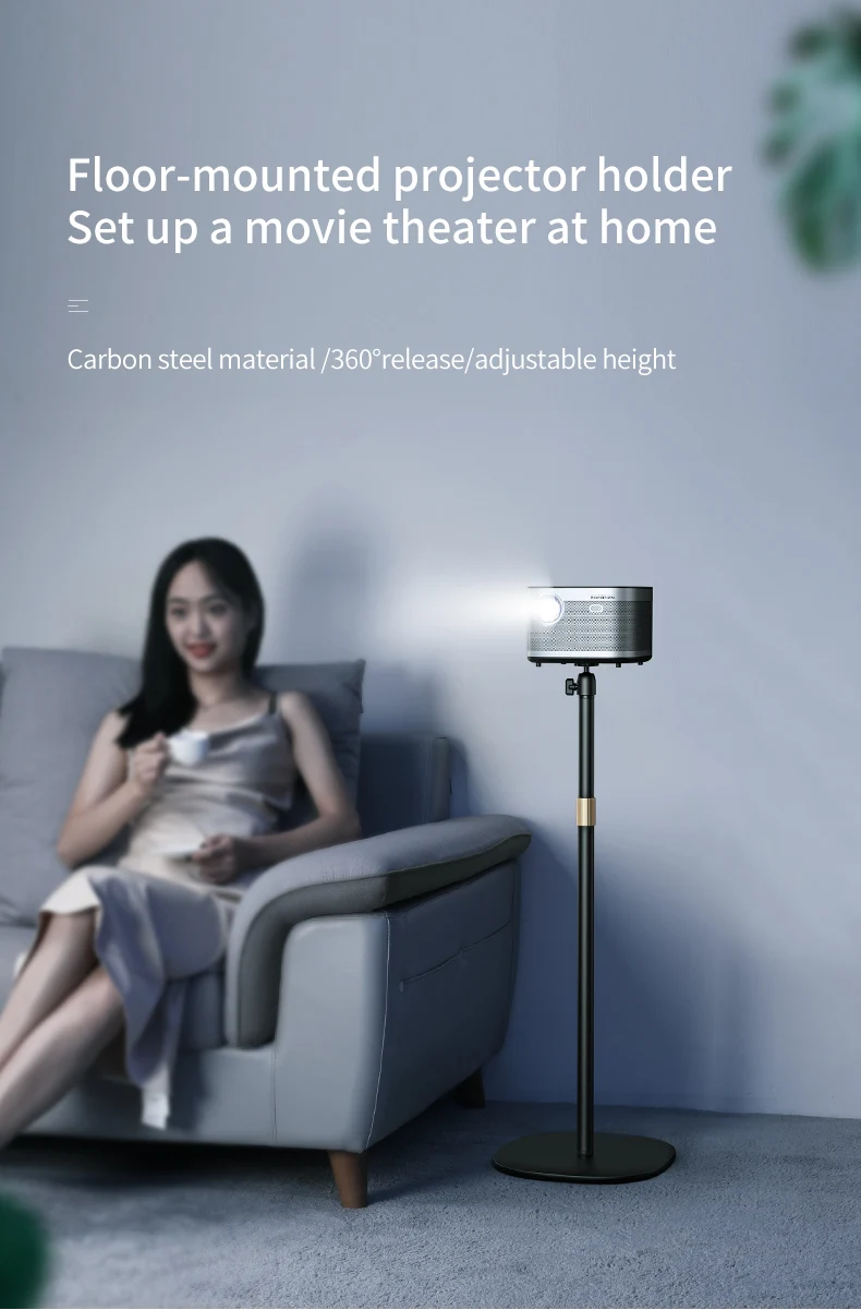 Upgraded Projector Floor Stand Display Supported Portable Movie ...