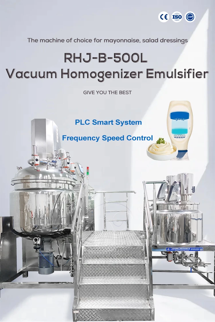 High-speed Electric Vacuum Mixer Homogenizer for Cosmetics
