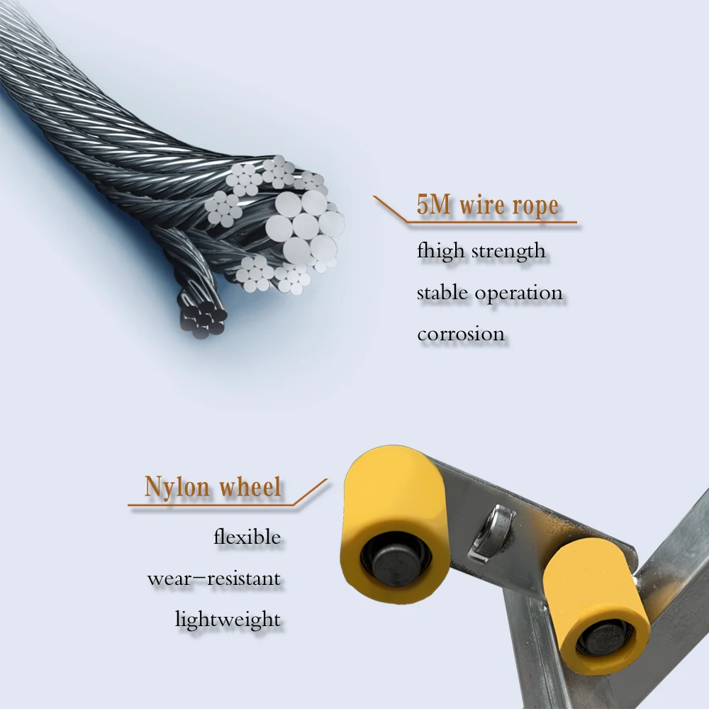 New 220V Steel Solar Panel Lift Electric Roof Lift with Safe Wire Rope ...