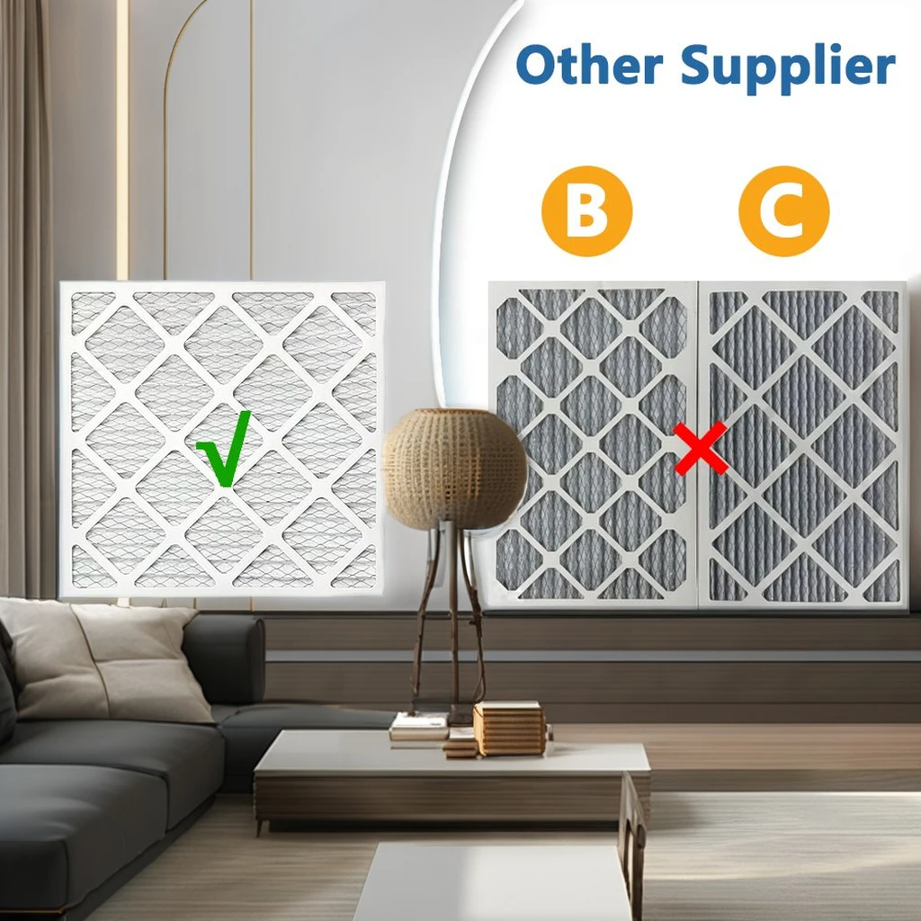 Merv 13 20x20x1 HVAC Air Filter Cardboard Air Conditioner Filters ...