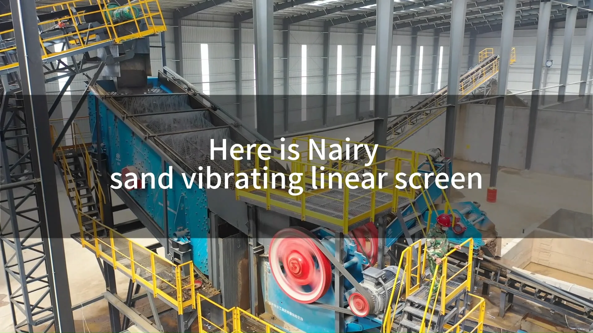 Inclined Mining Eccentric Shaft Horizontal Rock Vibrating Screen ...
