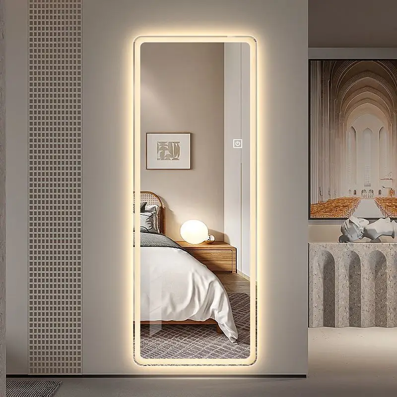 Backlit LED Smart Mirror Wall Mounted Mirror Full Length Smart Long ...