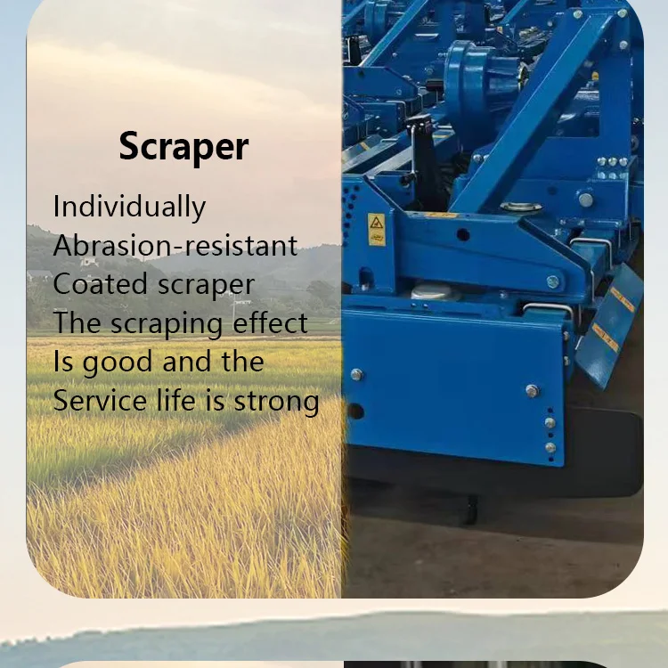 Tractors Mounted Farm Soil Deep Tillage Rake For Sale Paddy Field ...