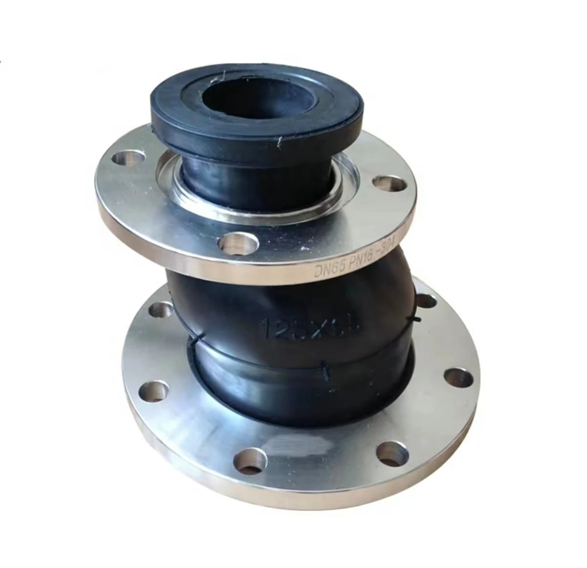 Flange Rubber Expansion Joint Rubber Soft Connection Pipeline ...