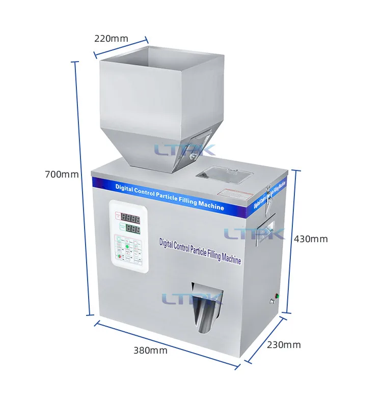 Semi Automatic Grain Rice Granule Peanut Seeds Nuts Spice Sesame ...