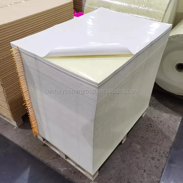 Custom Semi Gloss Coated Self Adhesive Heat Thermal Transfer Printing ...