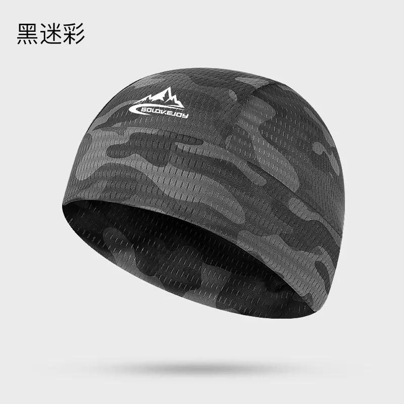 Ice Silk Summer Outdoor Sports Running Skull Cap Liner