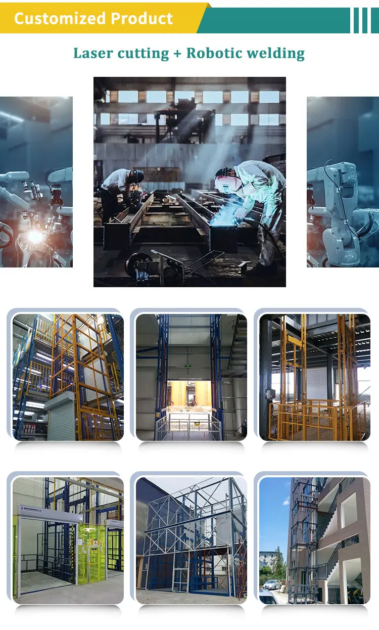 Hydraulic Electric Cargo Lift Platform for Freight - 1 Ton Capacity, 2m ...