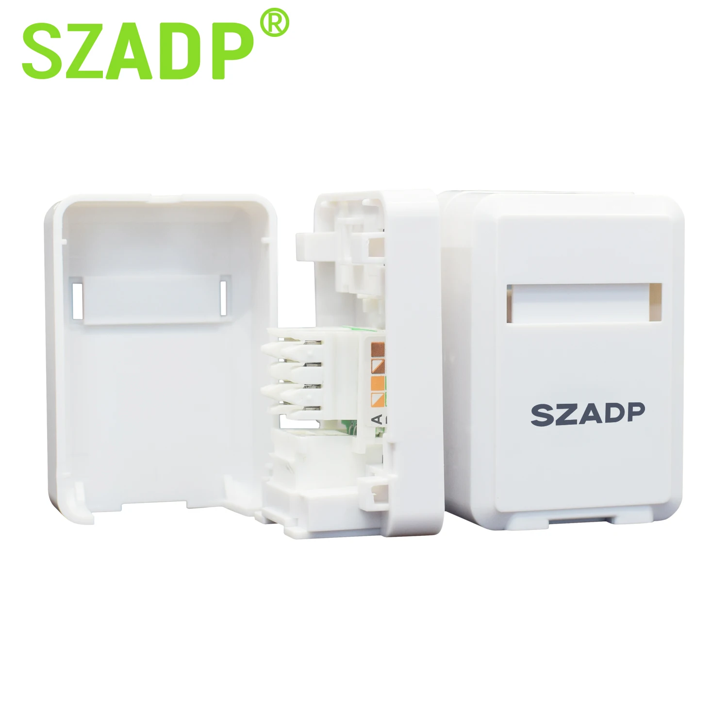 Ftp Rj45 Cat6 Shielded Single Port Network Junction Box Surface Mount ...