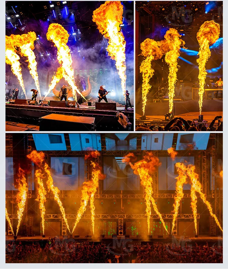 20W Flame Thrower Outdoor and Indoor DMX Jets De Scene Machine Effect ...