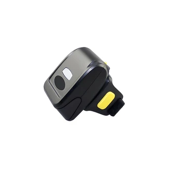 Wearable 2d Qr Code Reader Mini Ring Wireless Barcode Scanner Blue ...