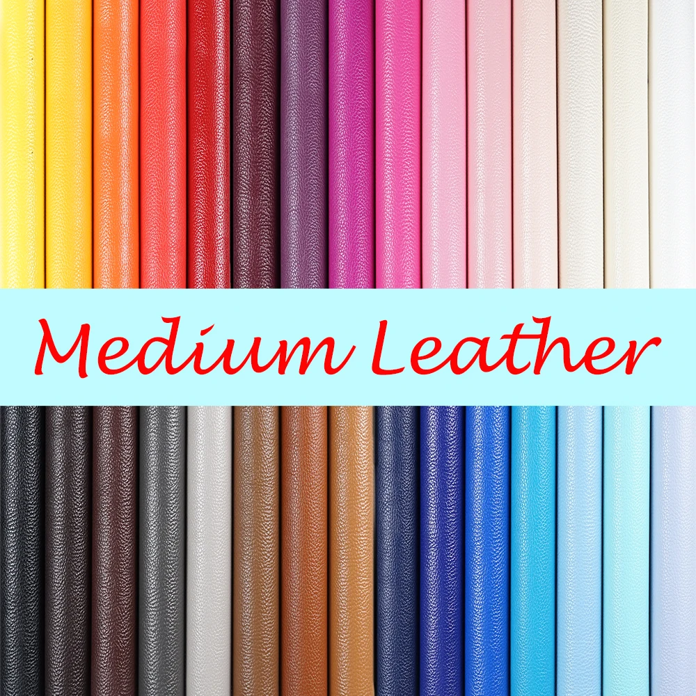 A4 32 Solid Colors Wholesale Medium Litchi Grain Synthetic Leather ...