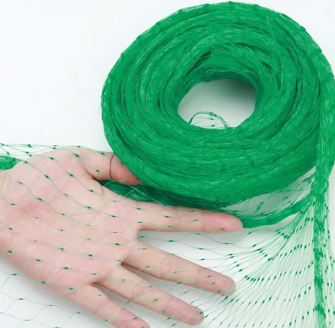 Extruded 15mm Mesh Plastic Bird Netting / Bird Protection Net For Fish ...