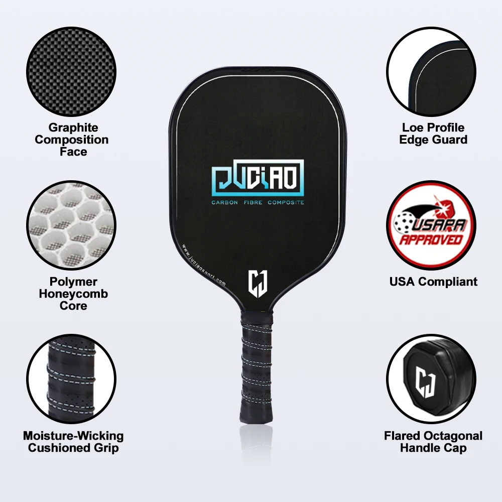 Factory Customized Pickleball Paddle Carbon Fiber 16mm Pp Honeycomb ...