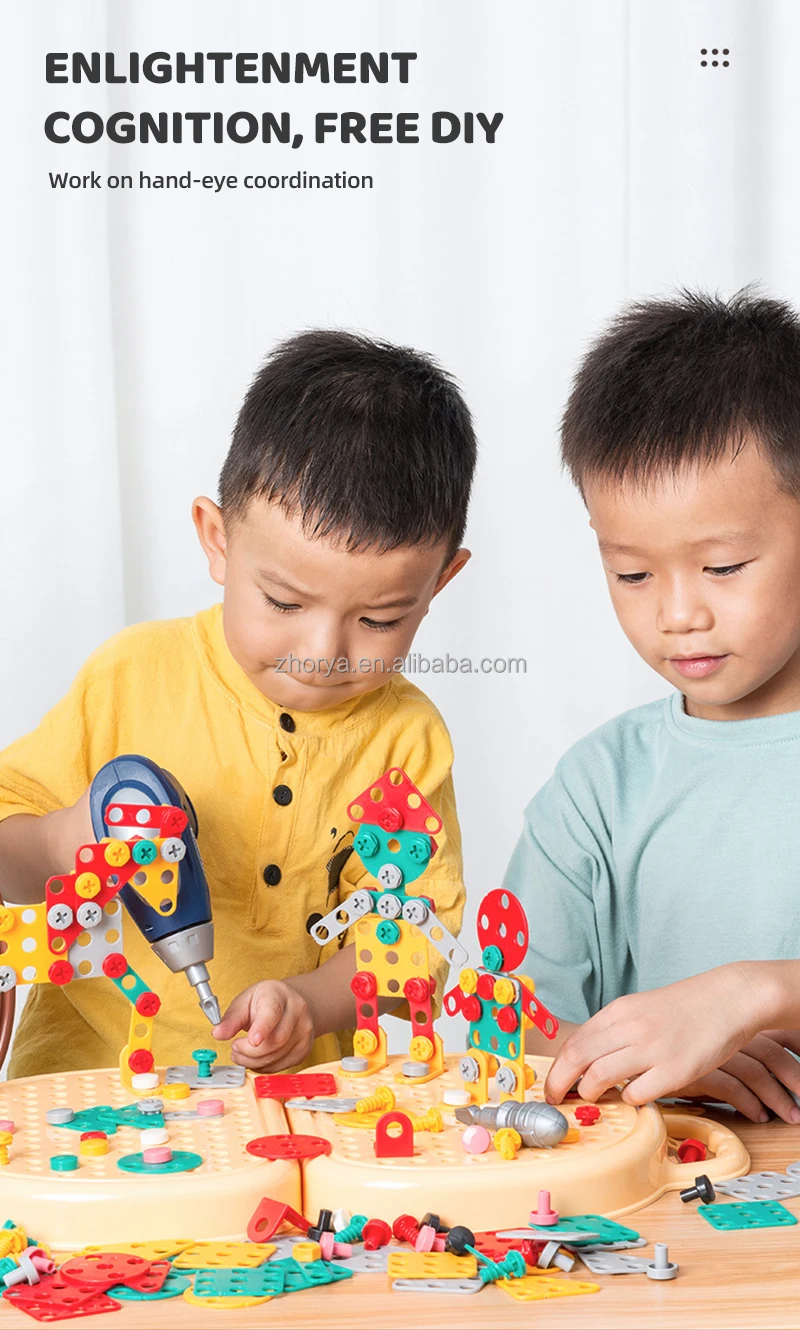 Kids Stem Activities Game Tool Building Toys Kit Creative Mosaic Puzzle ...