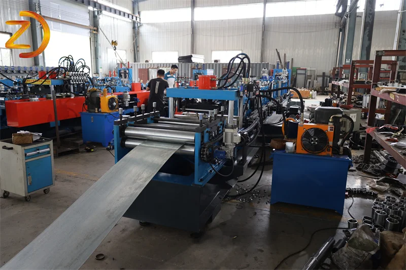 Full Automatic c Purlin Changeable Roll Forming Machine c Shape Purlin Making Machine Hot Sale ...