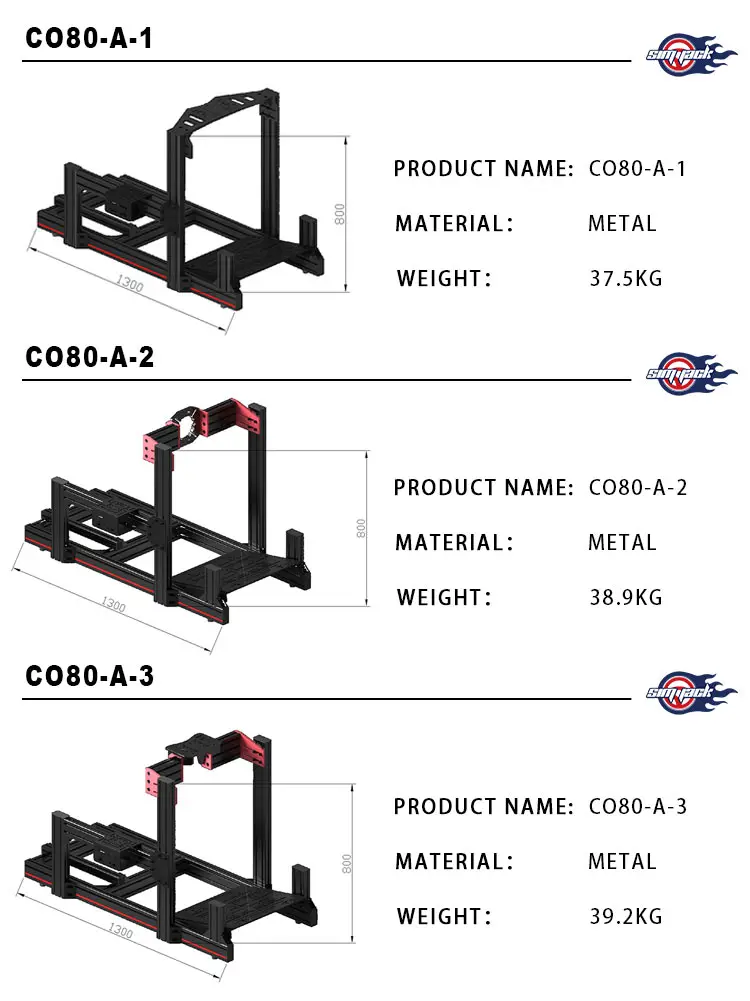 Aluminium Profile 4080 40120 Game DIY Direct Drive Simulator