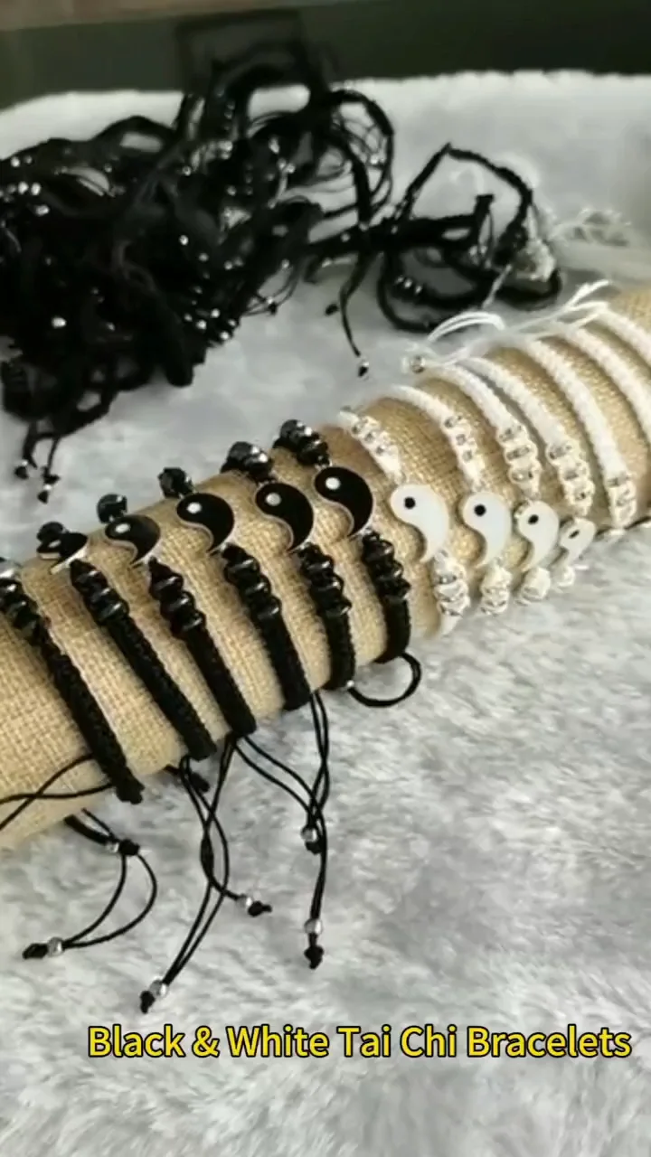 Wholesale Yin Yang Couple Knit Handmade Tai Chi Charm A Pair Of ...