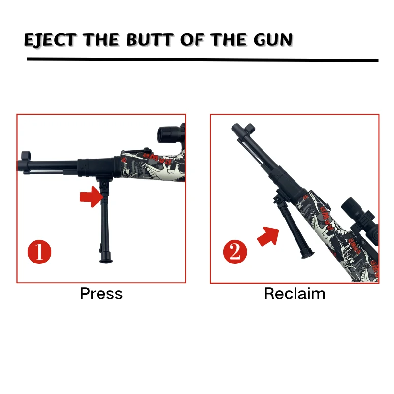 2023 Gel Blaster Gun Plastic Awm Kar 98k Toy Gun Sniper Rifle Sniper ...